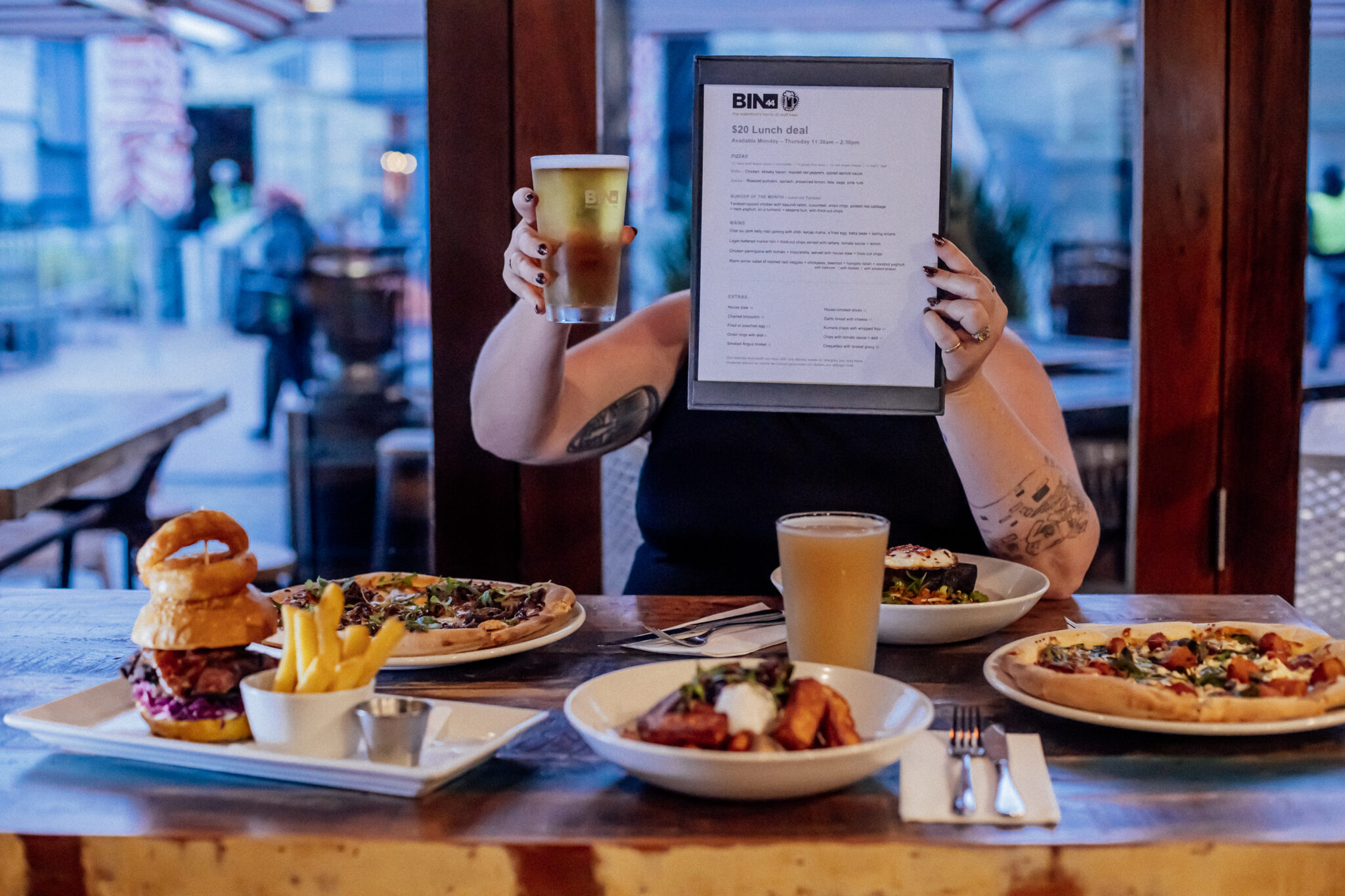 Our Menus - Bin44 - Wellington Restaurant & Bar